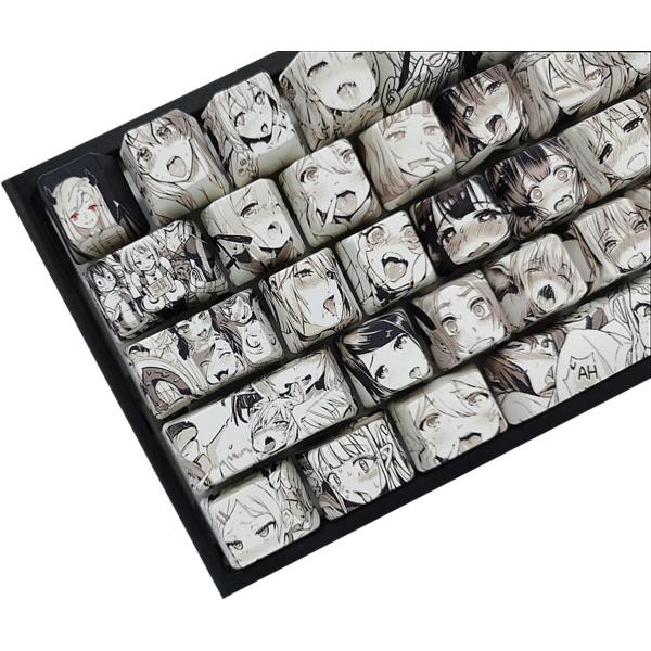 【商品概要】【PBTキーキャップ】：耐油性に優れたPBT素材を使用したキーキャップで、昇華性、耐擦過性に優れています。 信頼性と雰囲気を兼ね備えた、MX対応のキーキャップセットです。 高度な 5 面昇華技術により、柄が色あせず、安心して使え...