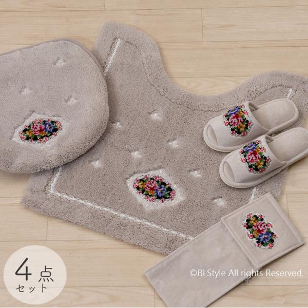 ＊トイレマット＊サイズ：約60×60cm（アールより手前約45cm）素材：アクリル99％（抗菌防臭・吸水素材）・ポリエステル1％裏面：滑りにくい加工インドネシア製＊フタカバー＊サイズ：マルチフタカバーN/吸着タイプ(普通便座／温水暖房・洗浄...