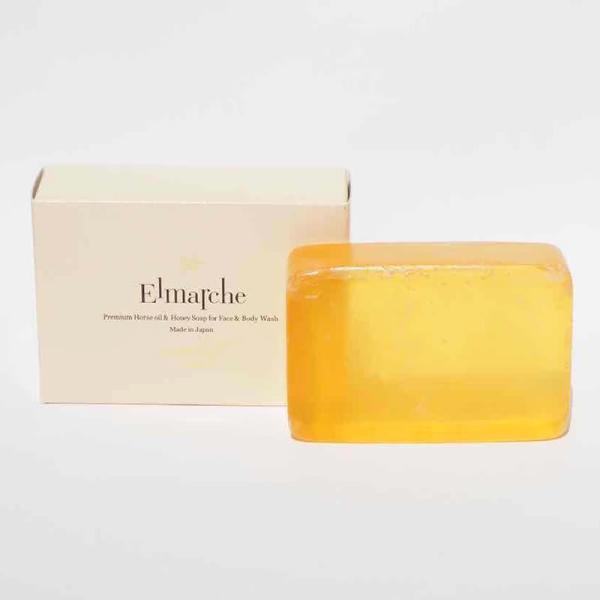 内容量：120ｇ成分：部分水添馬油・スクロース・水・水酸化Na・グリセリン・ハチミツ・ソルビトール・トコフェロール・ローヤルゼリーエキス・エチドロン酸販売元：株式会社ラテール商品区分：化粧品日本製石鹸素地に馬の油100％使用し、55日間かけ...