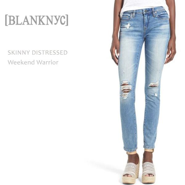 ブランド名: BLANK NYC ブランクニューヨーク スタイル名: SKINNY CLASSIQUE Weekend Warrior スキニーデニム品番: 88N-7001QR素材: 98%COTTON  2%SPANDEX生産国: CH...