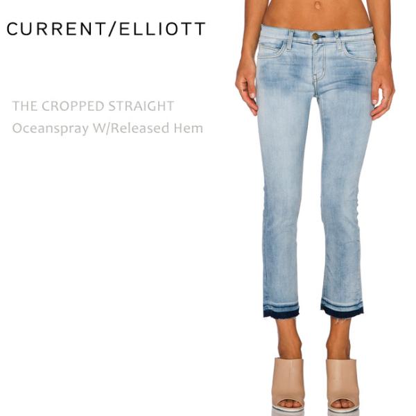 Current Elliott カレントエリオット THE CROPPED STRAIGHT Oceanspray w/Released Hem品番: 1570-0944素材: 92%COTTON 6%ELASTOMULTLESTER 2%...