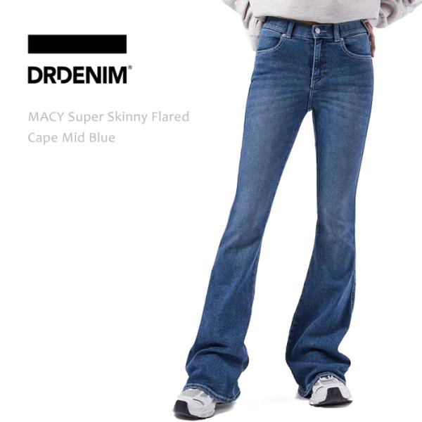 ブランド： DR DENIM 　ドクターデニムスタイル： MACY Super Skinny Flared Cape Mid Blue品番： 1610104J13カラー： CAPE MID BLUE インディゴ素材： 93%COTTON 5...