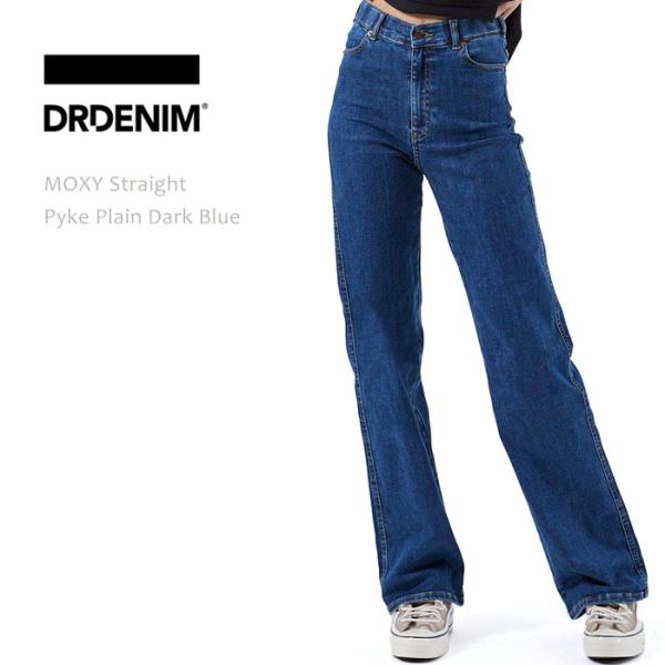 ブランド： DR DENIM 　ドクターデニムスタイル： MOXY STRAIGHT Sky High Pyke Plain Dark Blue品番： 2130106-F45カラー： PYKE PLAIN DARK BLUE ダークインディ...
