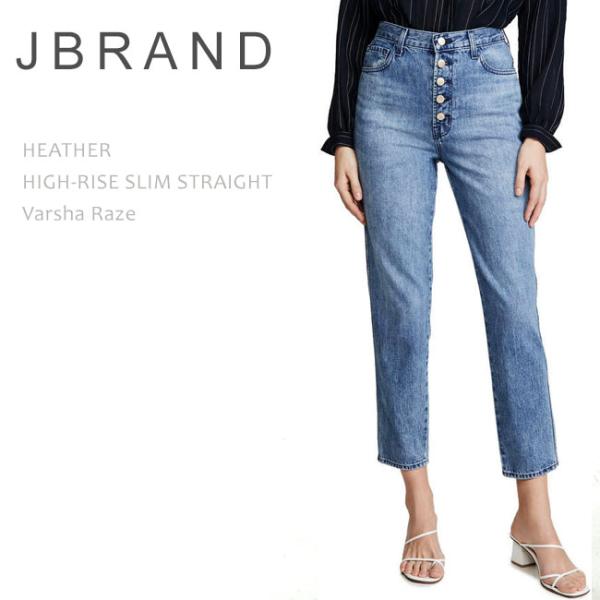 ブランド： J BRAND 　ジェイブランドスタイル： HEATHER HIGH-RISE SLIM STRAIGHT Varsha RazeスタイルNo.： JB002779カラー： VARSHA RAZE・ウォッシュ系インディゴネイビー...