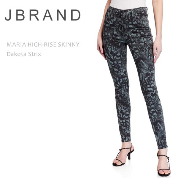 ブランド： J BRAND 　ジェイブランドスタイル： MARIA PHOTO READY HIGH RISE SKINNY Dakota StrixスタイルNo.： JB002832カラー： DAKOTA STRIX・ブラック×ダークグリ...