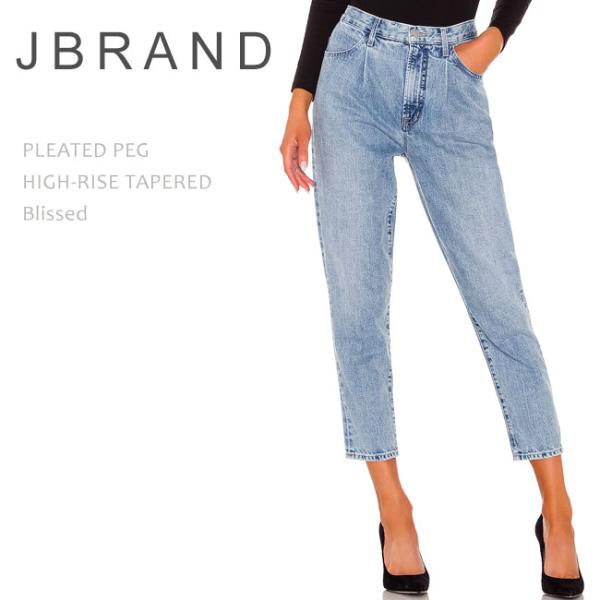ブランド： J BRAND 　ジェイブランドスタイル： PLEATED PEG HIGH-RISE TAPERED BlissedスタイルNo.： JB002860カラー： BLISSED・ライトインディゴ素材： 74%COTTON 26%...