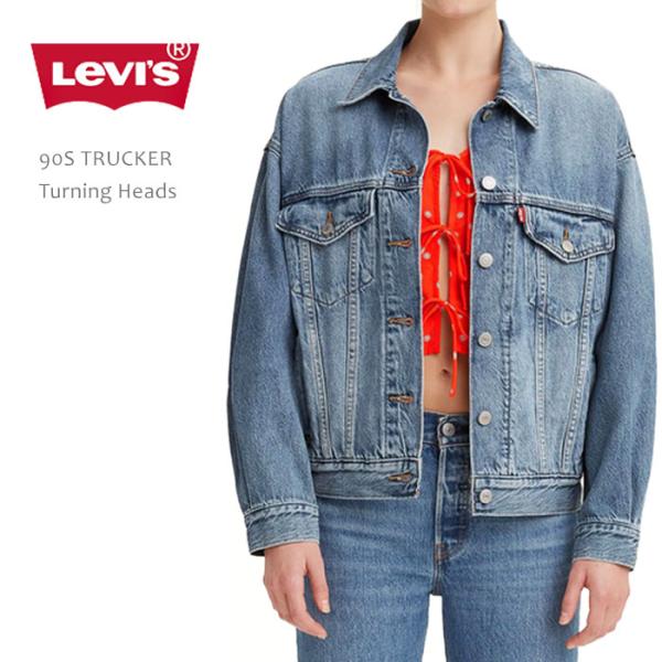 ブランド： LEVI'S 　リーバイススタイル： 90S TRUCKER 品番： A1743-0046カラー： TURNING HEADS ヴィンテージ風インディゴ素材： 100%COTTON 生産： SRILANKA仕様： ジーンズジャケ...