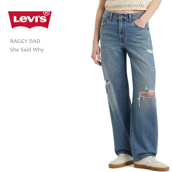 ブランド： LEVI'S PREMIUM 　リーバイススタイル： BAGGY DAD品番： A3494-0048カラー： SHE SAID WHY インディゴブルー素材： 100% COTTON生産： CAMBODIA仕様： バギー ストレ...
