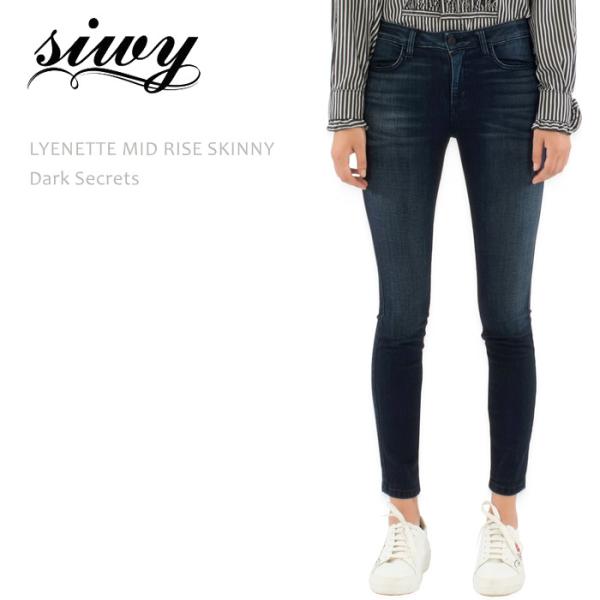 ブランド： SIWY 　シィーウィースタイル： LYNETTE MID RISE SKINNY Dark Secrets品番： W178DSS8-DRSカラー： DARK SECRET・ダークインディゴ素材： 98%COTTON 2%ELA...