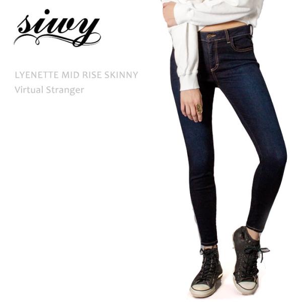 ブランド： SIWY 　シィーウィースタイル： LYNETTE MID RISE SKINNY Virtual Stranger品番： W178TDA3-VTSカラー： VIRTUAL STRANGER・ダークインディゴ素材： 79%COT...