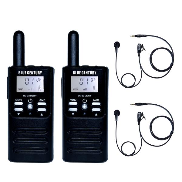 こちらはイヤホンマイクがセットになった商品となります。【総務省認証技適マーク取得・業界初の単三2本で使える高コスパ2台セット】● 長持ち電池＆乾電池式で外出先でも再稼働可能● BCシリーズ最高音量＆LEDライトで暗所でも活躍● ハンズフリー...