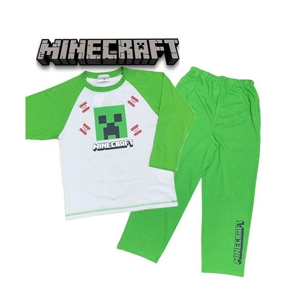 マインクラフトから長袖パジャマが登場☆【素材】＜パジャマ＞■本体ポリエステル65%　綿35%【生産エリア】中国※注意初期不良以外は返品は出来ませんのでサイズをよくお確かめ下さい。