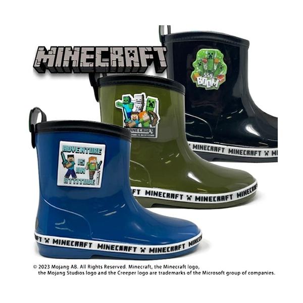 大人気マインクラフトよりレインブーツが登場！シンプルなデザインで幼稚園や学校にも履いていきやすい★箱もマイクラだよ♪サイズ：18cm〜22cm素材：合成皮革、ポリ塩化ビニル