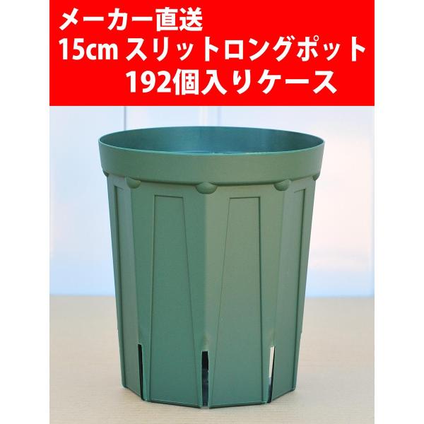 定番スリットポット の ロング 15cmサイズ グリーン192個入りケースでのお届けです。(8角形)外径150mm×内径120mm×高さ170mm、容量約1.9リットル【お届け・配送について】こちらはメーカー直送品になります。他商品との同梱...