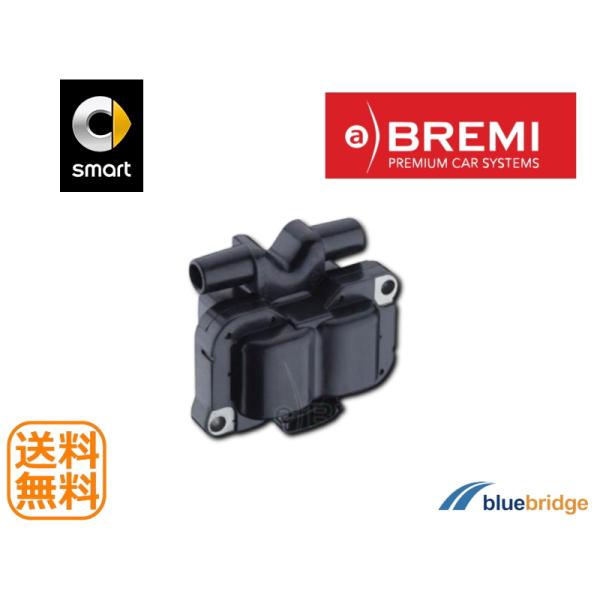【製品概要】イグニッションコイル　新品　BREMI製【メーカー】スマート【車種】スマートクーペC450 (2000-2004)0.6L MC01L MC01M0.7L 450332 450333スマートカブリオC450 (2001-2004...