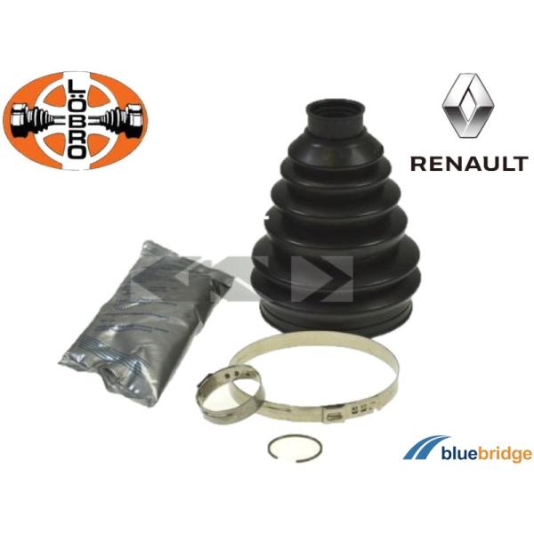 【製品概要】ドライブシャフトブーツ　アウター側　新品　LOBRO製【メーカー】ルノー【車種】カングー (2002-2010)1.6 KCK4Mメガーヌ (2004-2010)1.6 MK4M MK4MM1.6 ツーリングワゴン KMK4Mラ...