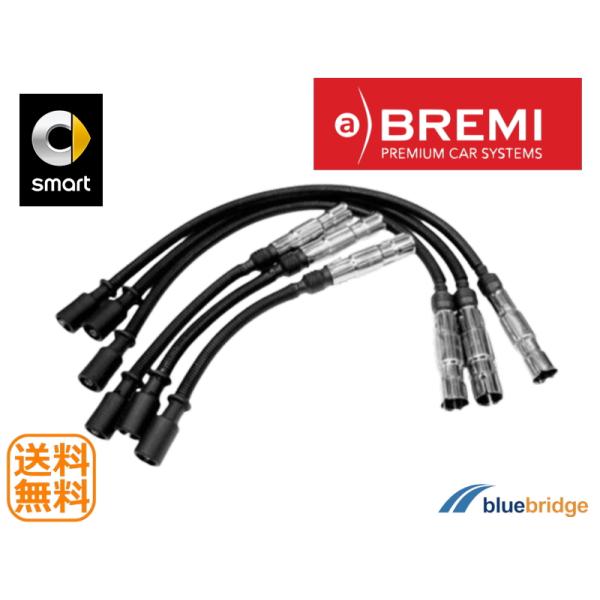 【製品概要】プラグコードセット　新品　BREMI製【メーカー】スマート【車種】スマートクーペC450 (2000-2004)0.6L MC01L MC01M0.7L 450332 450333スマートカブリオC450 (2001-2004)...