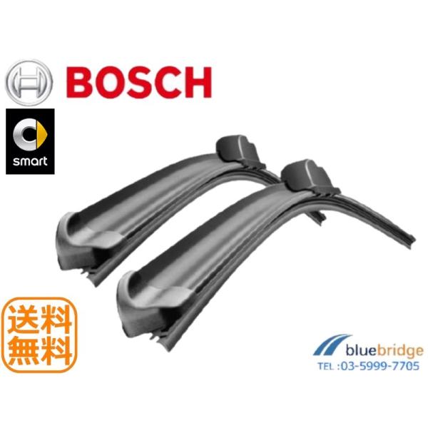 【製品概要】車種専用ワイパーブレード　エアロツイン　新品　BOSCH製左右ハンドル共用　600mm | 550mm（各1本、計2本セット）【メーカー】SMART【車種】スマート フォーツークーペ C451型 1.0Lスマート フォーツーカブ...