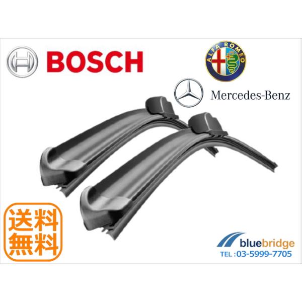 【製品概要】車種専用ワイパーブレード　エアロツイン　新品　BOSCH製右ハンドル専用　550mm | 450mm（各1本、計2本セット）【メーカー】アルファロメオオペル【車種】アルファ159 (2006-2011)アルファ159スポーツワゴ...