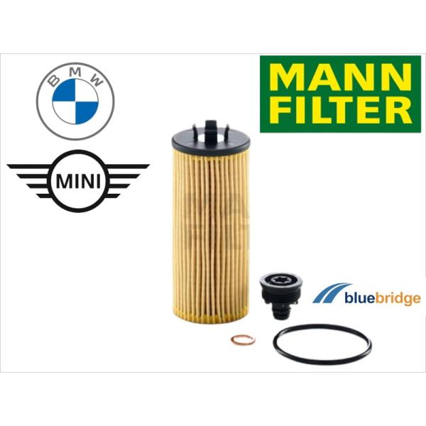 【製品概要】オイルフィルター　新品　MANN-FILTER製【メーカー】BMWBMW MINI【車種】2シリーズ F45 F46 U06X1 F48 U11X2 F39i8 I12 I15F56 F66 3DF55 F65 5DF54 クラ...