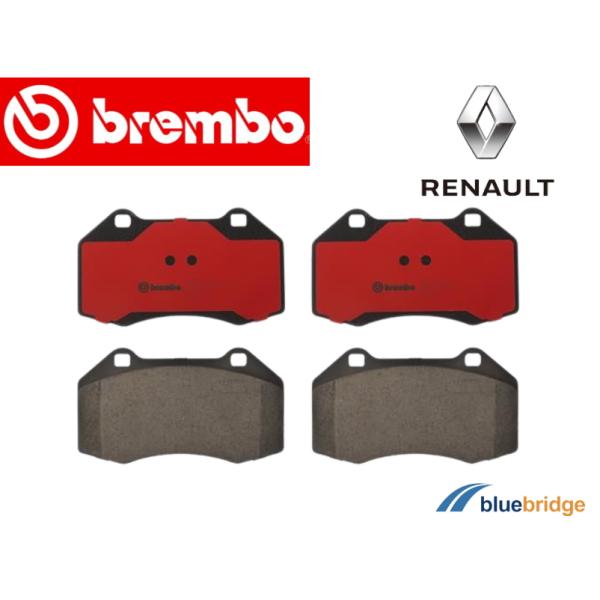 【製品概要】フロント ブレーキパッド 1台分　新品　BREMBO製　低ダスト【メーカー】ルノーアルピーヌ【車種】ルーテシア (2006-2013)2.0L スポール RF4Cメガーヌ (2004-2010)2.0L スポール MF4R2A1...