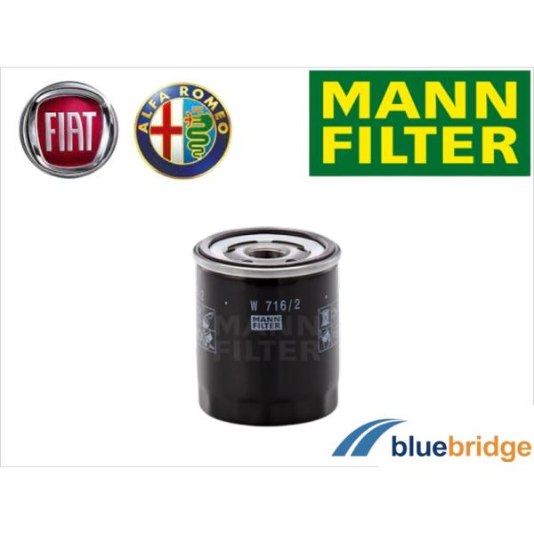【製品概要】オイルフィルター　新品　MANN-FILTER製【メーカー】アルファロメオフィアットジープ【車種】ミト (2009-2018)1.4L 95514P 955142 955143ジュリエッタ (2012-2021)1.4L 940...
