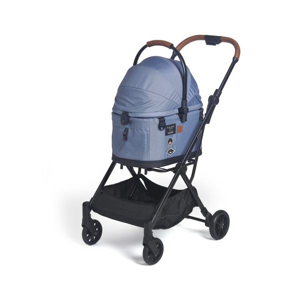 『FikaGO』ブランドから超・コンパクト、自動収納ペットカートにキャビン着脱タイプが新登場！お出かけにこれ一台あれば大丈夫なALL IN ONEタイプの登場です。 (1)超・コンパクト収納：車体をたたむとW53xD33xH55.5cmmで...