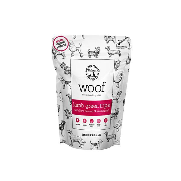 WOOFラムグリーントライプwith緑イ貝は、健康な筋肉の発育と皮膚被毛の健康を保つトリーツです。 ラムグリーントライプは、消化の良いタンパク質や天然の消化酵素、プロバイオティクス、プレバイオティクスを多く含み、腸の健康を保つのに役立ちます...