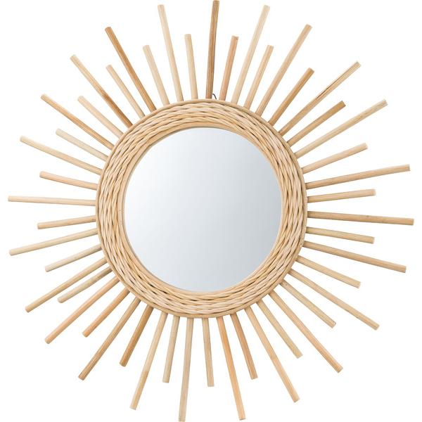 手編みならではの繊細なラタンミラーはやわらかくあたたかな印象ラタンを使用しているので軽くて取り付けもカンタン商品の仕様について【材質】ラタン ラッカー塗装 3mmミラー【機能】【静的耐荷重】【注意事項】※色味は天然素材の為個体差があります。...