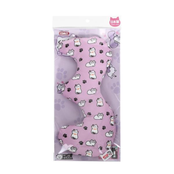 くねくね形状が猫ちゃんの体にフィットするので猫のキックをしっかりと受け止めてくれます。心地良い相棒になること間違いなし。またたびが中に入っているので猫ちゃんの夢中に遊ぶ姿が期待できます。