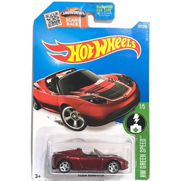 商品名: 2016 Hot Wheels Custom Real Riders Hw Green Speed - Tesla Roadster Tesla Roadster 2016 Hot Wheels HW Green Speed Se...