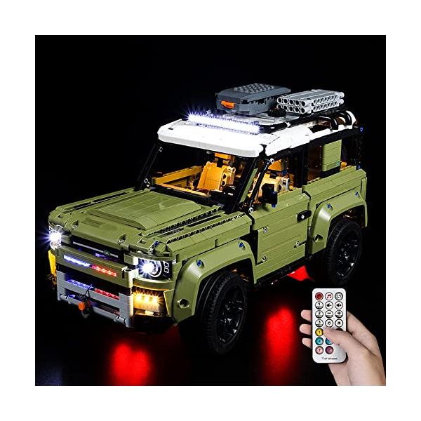 商品名:  T-Club Upgrade LED Light Kit for Lego 42110 Off Road 4x4 Car Model Building Blocks (Not Include Model) (with Rc)ブラ...