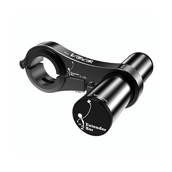 【軽量で耐久性】-耐久性のあるアルミ合金ブラケットと超軽量バーで構成されています。【スペーサーデザイン】-2セットのスペーサーはフルアルミ製で、滑り止めと耐衝撃性があり、ハンドルバーエクステンダーの滑りを効果的に防ぎます。 他のゴム製スペー...