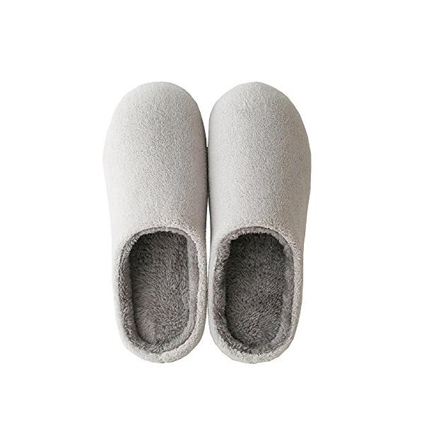 【サイズ】（26.5~27cm)【高品質素材】柔らかい素材を使って、着る人に快適な感じを会えます。無味なエコスリッパには、通気性良くて、防菌防臭、全体的に足の輪郭と合わせます。暖かくておしゃれなスリッパには、春、秋、冬の季節に活用できるルー...