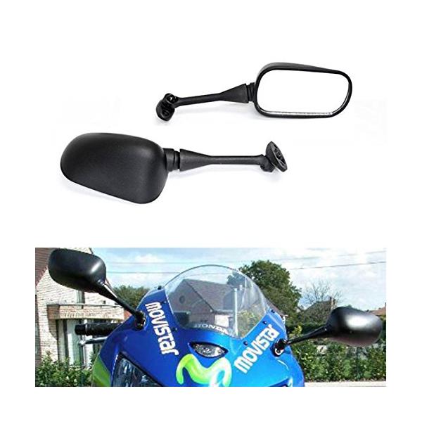 黒のOEMスタイルのレーシングミラー（左＆右サイド）ハイインパクトABSシェル、スチールシャフト、アクリルミラー取り付けが簡単です。ミラー材質：アクリル（鮮明な表示を提供し、ひび割れや破損しにくい）シェル材質：ハイインパクトABSシェルカラ...