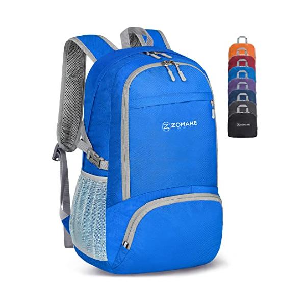 【軽量＆持ち運び便利】僅か0.34kgなデイパックです。ipadminiほどのサイズの小さなバッグに折りたたんで、パックについたファスナーを閉じて、どこにおいても大丈夫、本当の意味で省スペースな一品です。重量超過料金を避けるために、リュック...