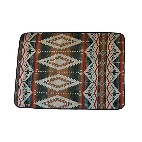 素材 ( 表地 )：ポリエステル 80%　ウール 20% ( エスニック柄 )素材 ( 裏地 )：ポリエステル100% ( ナイロン )サイズ：70cm×100cm　重さ：363gカラー：Q-Green / Black原産国：中国裏地付き ...