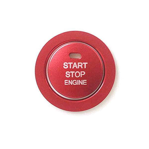 【適合車種】：トヨタ ライズ(RAIZE) A200系(2019年11月~現行) ダイハツ ロッキー(Rocky)【材質】アルミ合金【製品の内容】：エンジンスタート スターターリング アルミカバー×1；スタート ボタン カバー リング×1