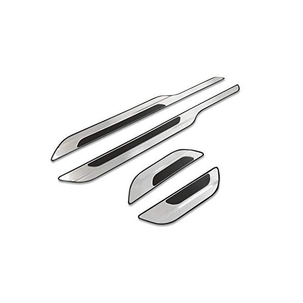 ??【車種専用】新型 トヨタ カローラクロス Corolla cross SUV XG10（2021.9〜現行） ZSG10/ZVG10/MXGA1#型??【素材】高品質ステンレス素材 、鏡面仕上げ??【老化防止・傷や汚れ防止】：車への乗降...