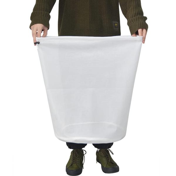 【商品概要】【無蛍光素材】メッシュ素材：ポリエステル。 細かいメッシュ：均一で緻密で強力な保護、シーツ・布団カーバ・毛布などの薄くて柔らかい寝具に最適です。粗いメッシュ：強化されて2.5倍に厚くして、耐久性が優れ、摩擦が強く、除染も良く、大...