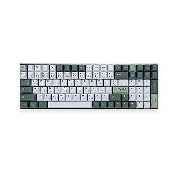 【PBT素材】この141個のチェリープロファイルキーキャップは、高品質のPBT素材でできており、耐グリースコーティングにより、一流の耐久性があります。【Cherry プロファイル】これはCherry プロファイルのキーキャップです。 人間工...