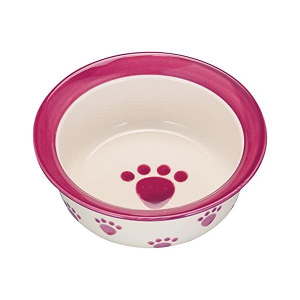 商品名：ＰＲＤ　ペットパウ　ドッグボウル　ＳＳ　プラムブランド名：Pet rageous designs生産国：中国サイズ：高さ5cm x 幅13.2cm x 奥行13.2cm重量/容積：257g