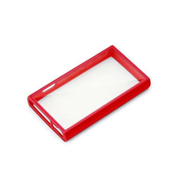 背面にシールや写真を入れて自分好みにカスタマイズすることが出来るWALKMAN NW-A100用のクリアガラスタフケース