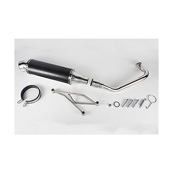 【参考適合車種】 スズキ(SUZUKI):アドレスV125/G/S CF46A/CF4EA/CF4MABPCマフラーシリーズ カスタムマフラー カーボン フルセットガスケットは付属しておりません。O2センサーの付いていない車種にも装着できる...