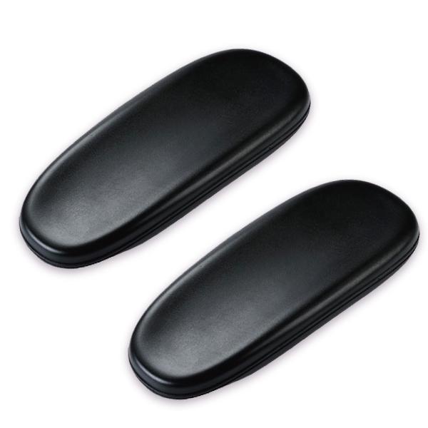 【商品概要】交換用の肘掛けクッション：オフィスチェアの肘掛けをカスタマイズして、快適さをアップさせたい時におすすめの肘掛けクッションです。2個セットなので、両サイドの肘掛けをまとめて交換できます。様々なメーカーのチェアに適応：こちらの肘掛け...