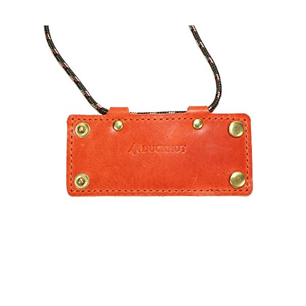 【サイズ】幅 105×高さ45mm（紐長：1m）／パラコード：3mm巾（※パラコードのカラーは選べません。ご自身でカスタマイズください。）【材質】牛革／真鍮ボタン【生産国】日本【対応品】GOAL ZERO各種好評のゴールゼロカバーが首からか...