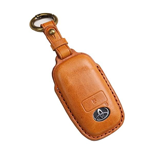 ■ DAIHATSU ROCKY・TAFT / TOYOTA RAIZE 専用の本革キーケース！専用設計で本体にぴったりフィット！まるで純正品のような品質■上質な牛革を使用した職人手作りの一品です。スマートキーの傷防止、落下の故障防止に役立...