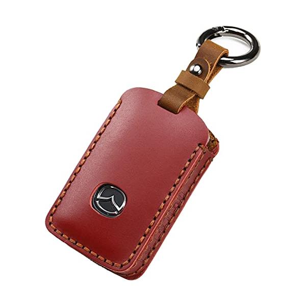 ■ 新型マツダの本革キーケース！専用設計で本体にぴったりフィット！まるで純正品のような品質■適合車種：新型CX-8 / 新型CX-5 / CX-30 / CX-3 /MAZDA3 マツダ3 / MAZDA2 マツダ2 /ロードスター (20...