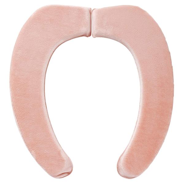 【商品概要】サイズ：9.5x41.5x2.5cm便座にのせるだけ！取りつけ簡単な吸着式便座カバー。面倒な取り替えの手間がかかりません。洗浄暖房型・O型・U型・ポータブル、どの便座にも対応します。便座を立ててもずれ落ちません。くり返し洗濯OK...