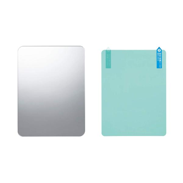 【商品概要】サイズ:17×0.6×22cm(本体) 15×0.1×20cm(フィルム)取付方法:吸着シート湿気の多い浴室内でもくもらない「くもり止めフィルム」付き。貼り直しが簡単にできる再剥離タイプのフィルムで、気泡が入りにくく、簡単に貼る...